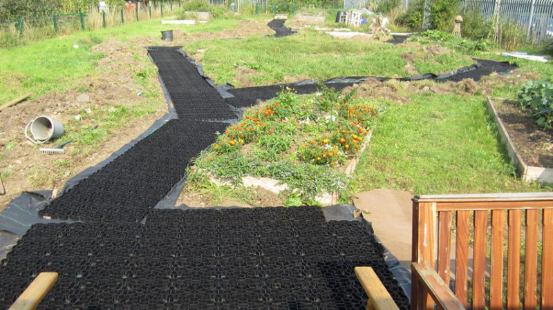 Recycled Plastic Ground Reinforcement Grids - British Recycled Plastic