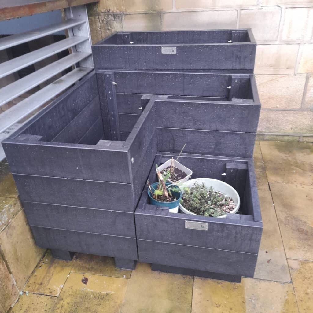 Marsden Modular L-shaped Planter | Planters For Public Spaces