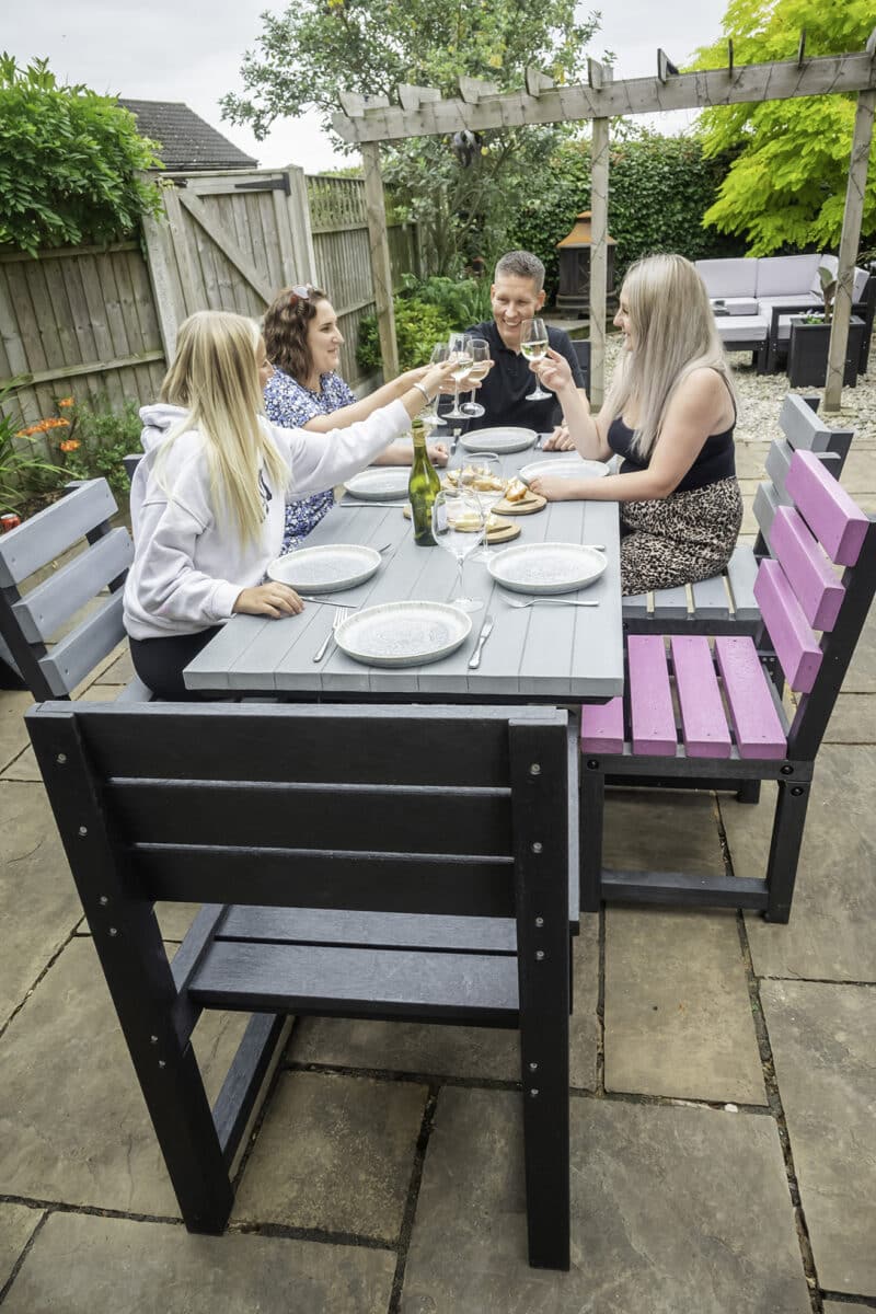 Birchcliffe Weather-Resistant Garden Table And Chairs