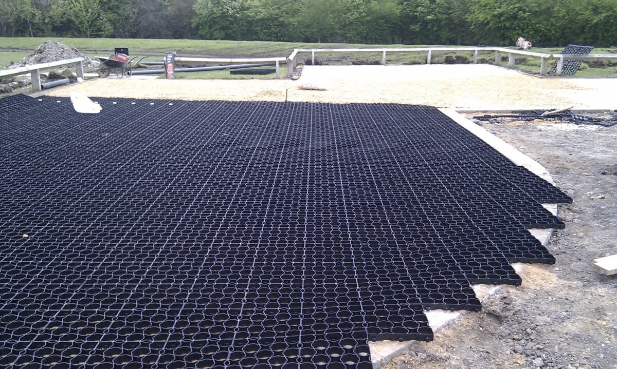 Recycled Plastic Ground Reinforcement Grids | British Recycled Plastic