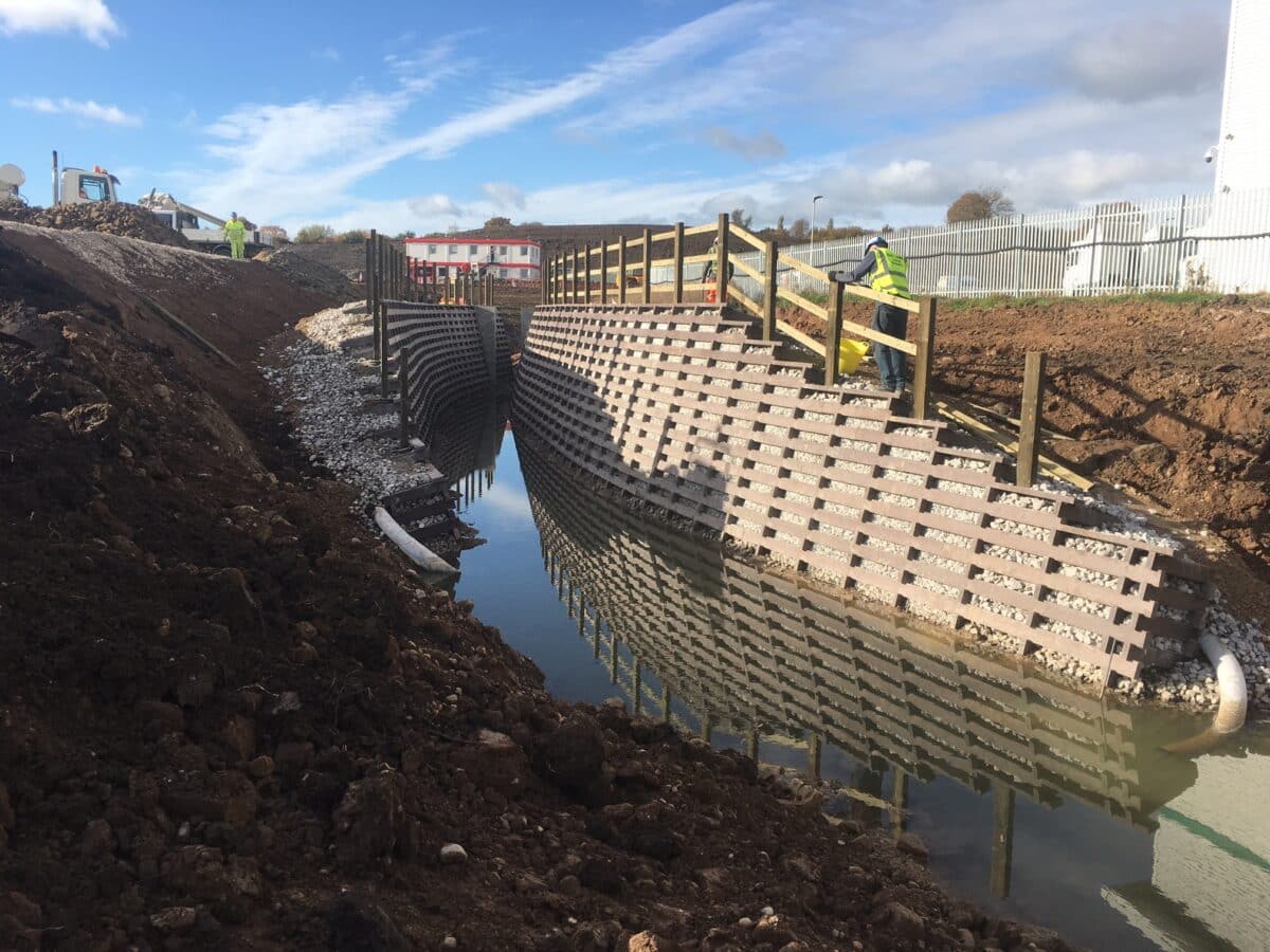 Recycled Plastic Ground Reinforcement Grids | British Recycled Plastic